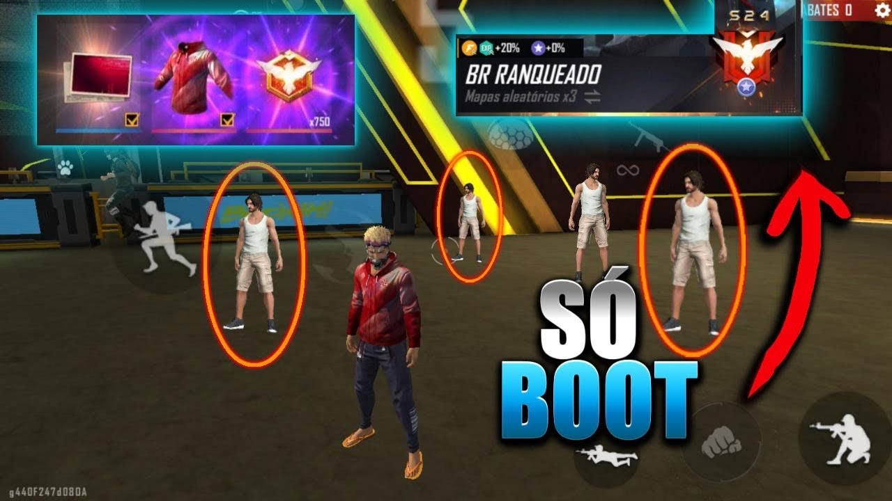COMO BUGAR SALA COM BOOT NO FREE FIRE! COMO CAIR SÓ COM BOOT NA ...