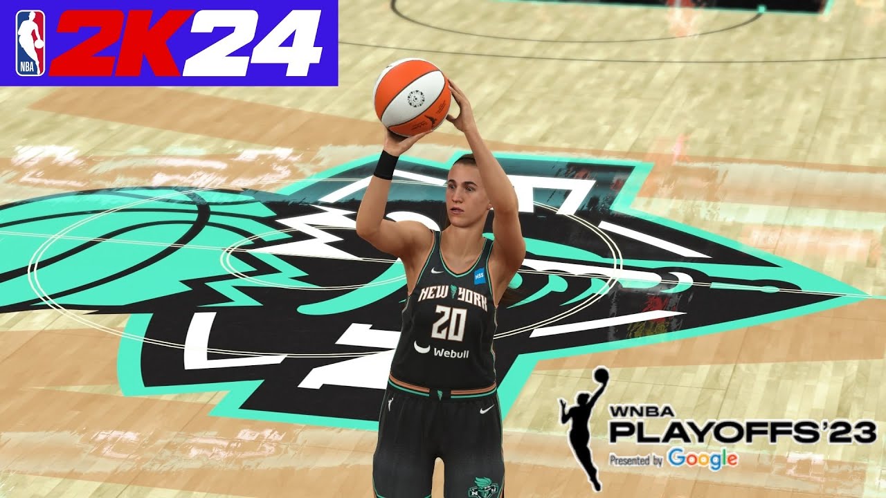 NBA 2K24 WNBA Playoffs 2023 Round 2 Game 1 Sun vs. Liberty - PS4 ...