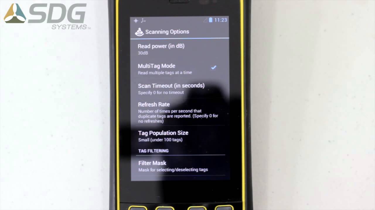 Trimble Juno T41 UHF RFID Demonstration - YouTube