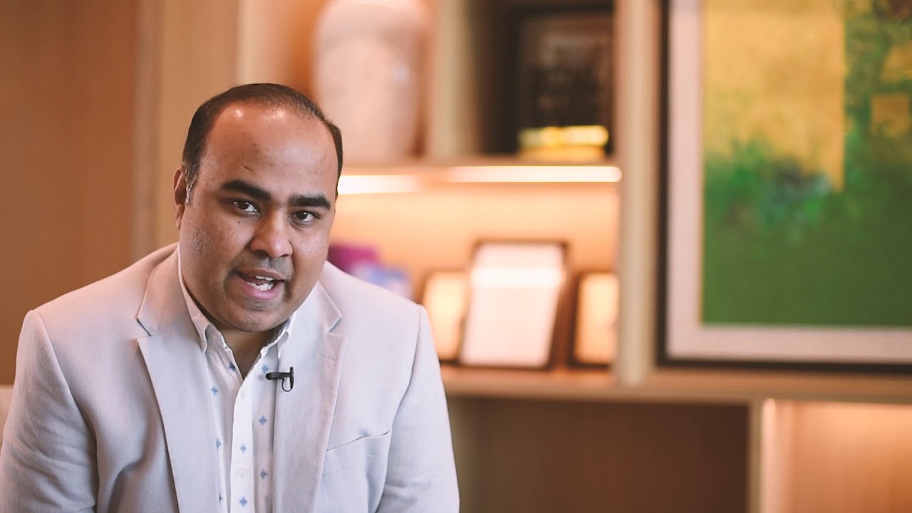 Mr. Ashish Dhami (Country Head - K Raheja) addressing Sattva Nation ...