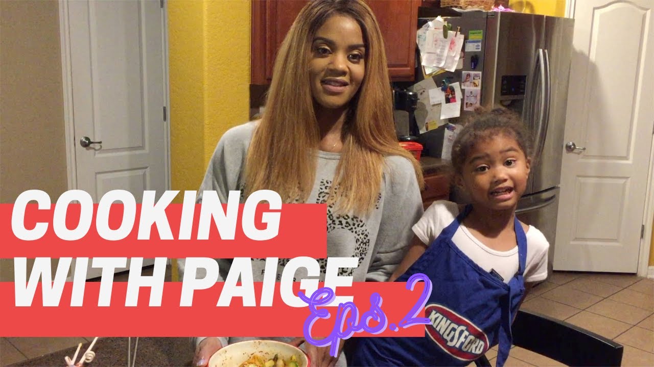AMBW VLOG 브이로그 | COOKING WITH PAIGE | Toddler Cooking show Episode 2 ...