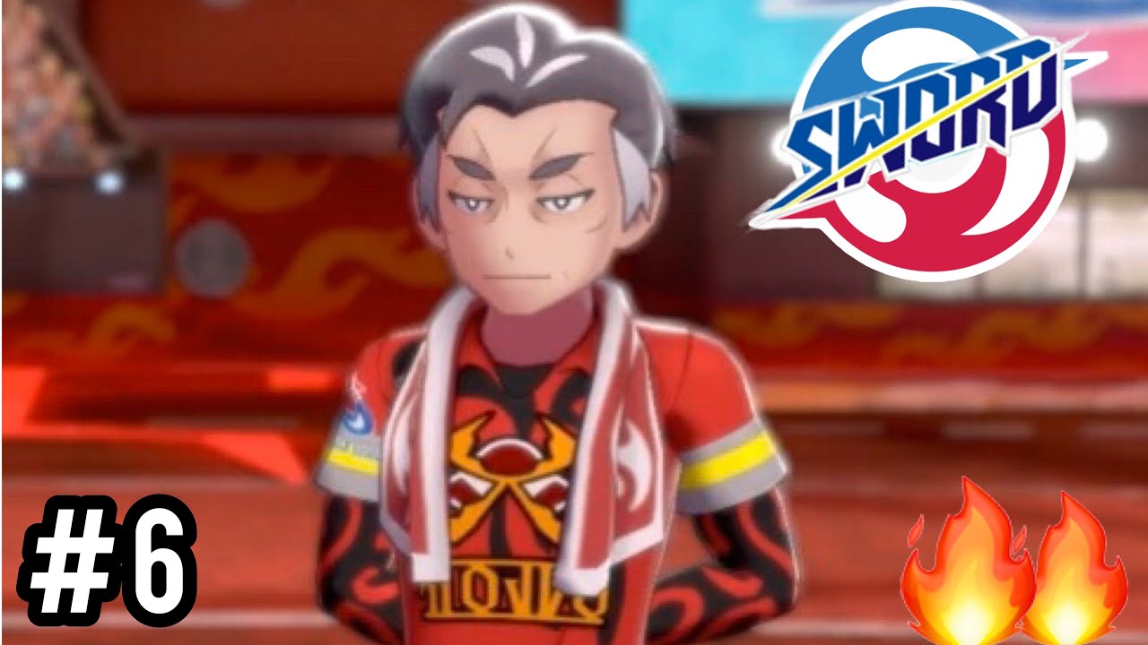 Fire Gym and Wild Area... so many Pokemon!! Pokemon Sword - Episode 6 ...