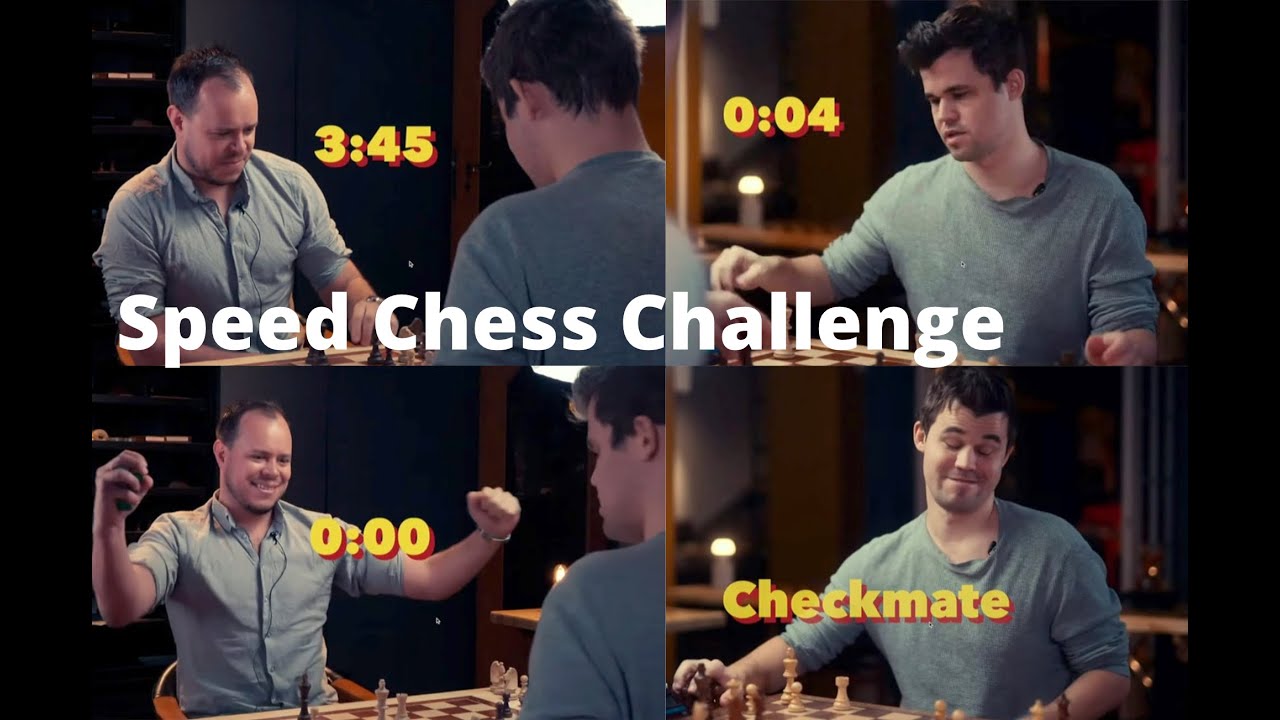 Magnus Carlsen loses to Askild Bryn in Time Odds Challenge - YouTube