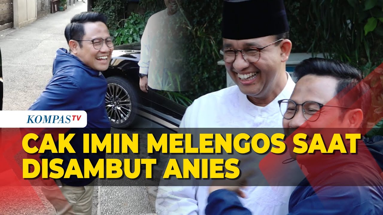 Kocak Momen Cak Imin Melengos Saat Disambut Anies Baswedan Youtube