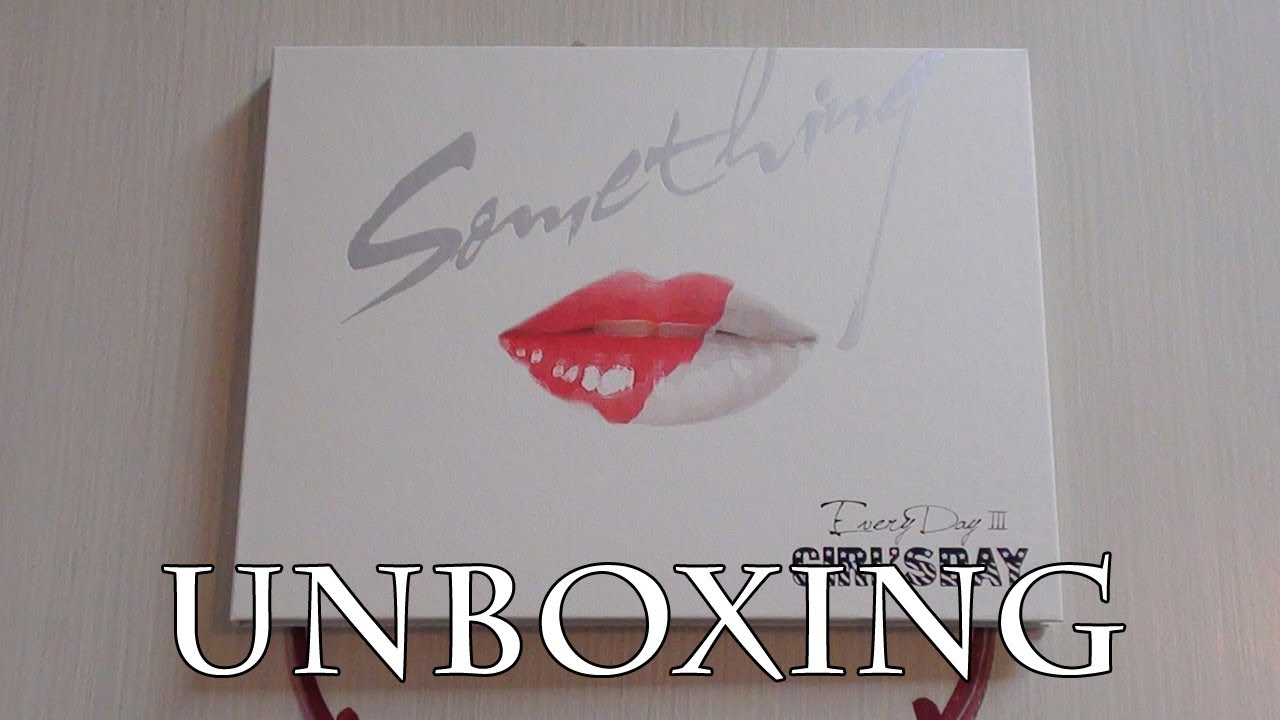 [Album Unboxing] Girl's Day - Everyday III -Something- - YouTube