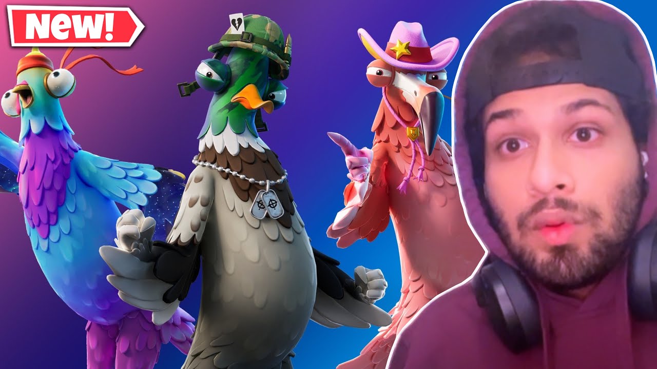 FLAMINGO SKINS in FORTNITE! - Chapter 5 - YouTube
