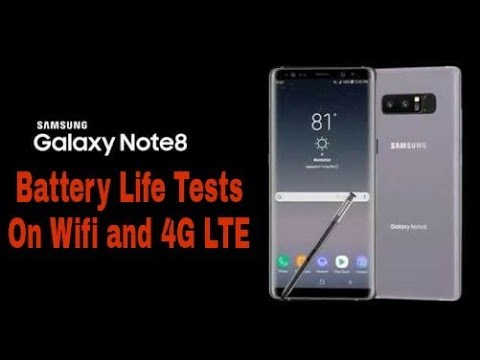 Samsung Galaxy Note 8 Battery Life Tests!! Its Impressive - YouTube