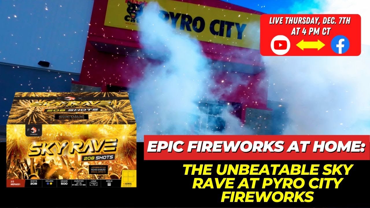 Epic Fireworks At Home: The Unbeatable Sky Rave At Pyro City Fireworks ...