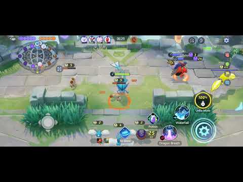 Gyarados moveset 1, Pokémon UNITE - YouTube