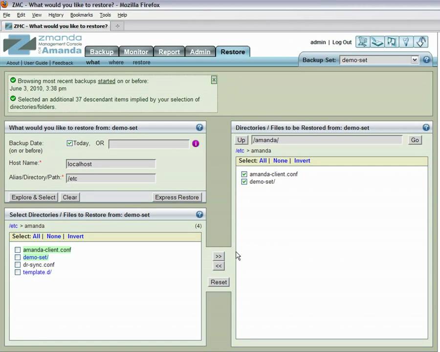 Amanda Enterprise Configuration Overview (Updated for AE 3.1) Part 2 ...