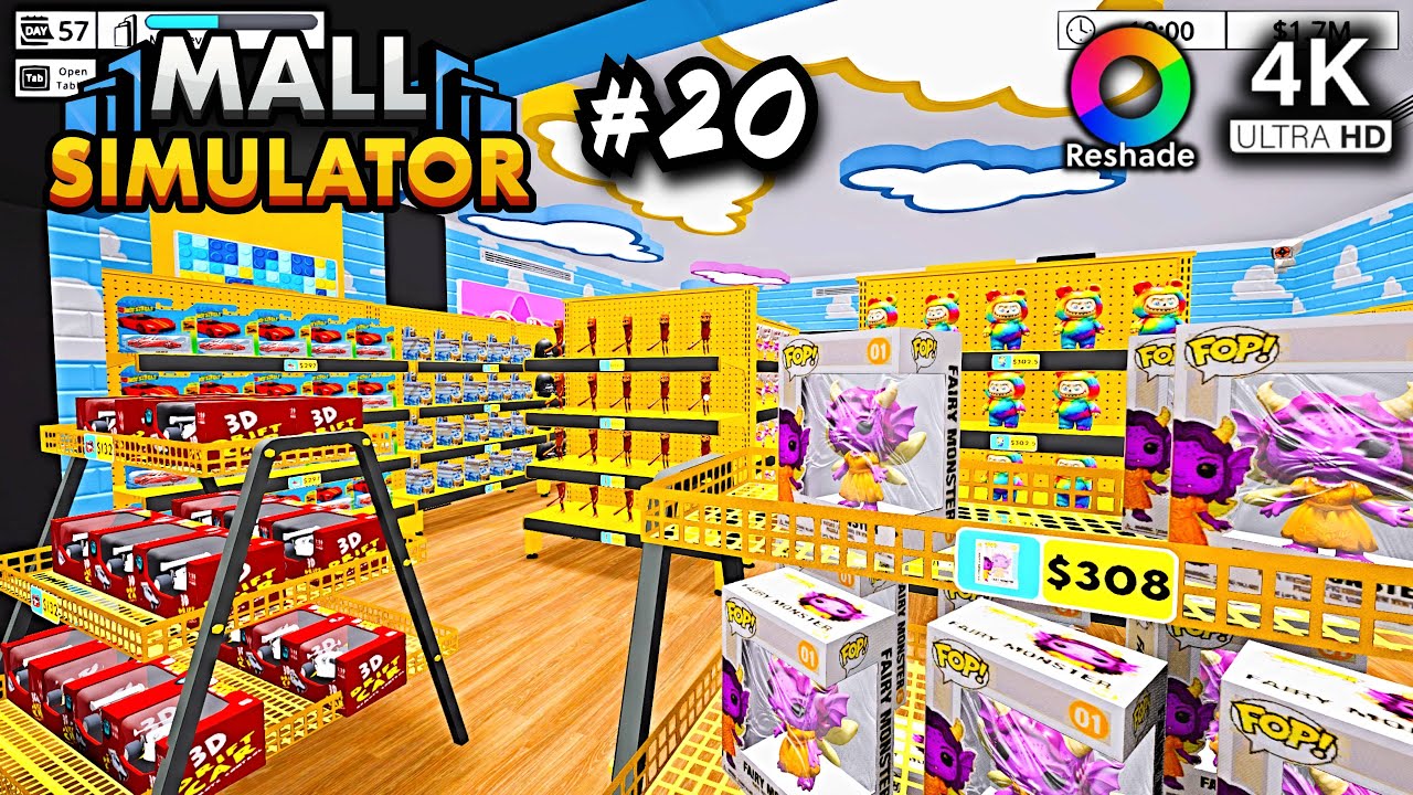 Maxed My Toy Store Tung Tung Sahoor Mall Simulator 2025 4K PC Reshade ...