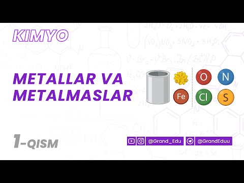 Kimyo  Metallar va metalmaslar .  1qism