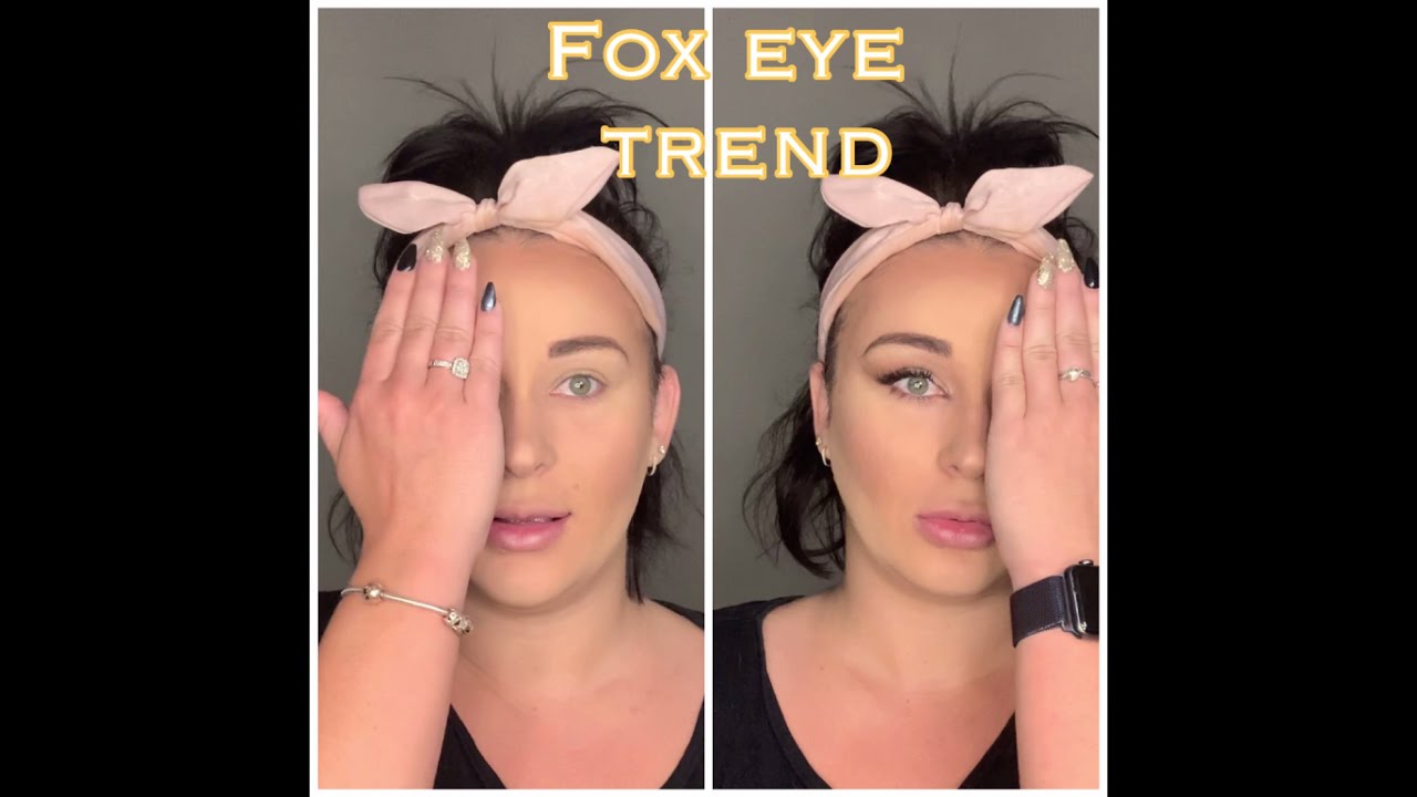 I finally go on the FOX EYE trend! - YouTube