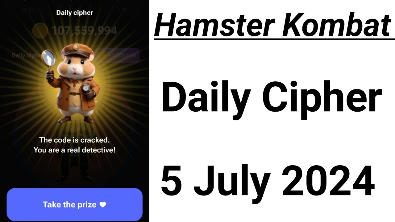 Daily Cipher Today 5 July 2024 #DailyCipher #HamsterKombat - YouTube