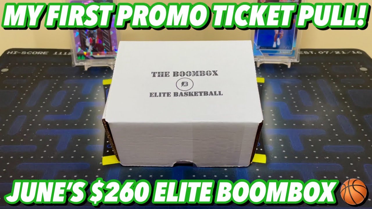 MY FIRST PROMO TICKET PULL! | The Boombox's Elite Basketball Box Break ...