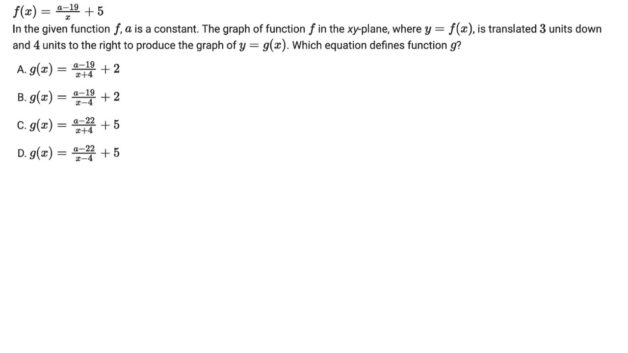 SAT Previous Years Question | Advanced Math - YouTube