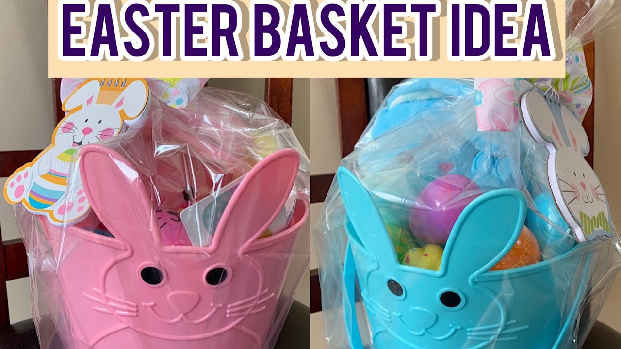 Kids-Easter-Basket-Idea. Canasta para regalar a los nińos en Pascua ...
