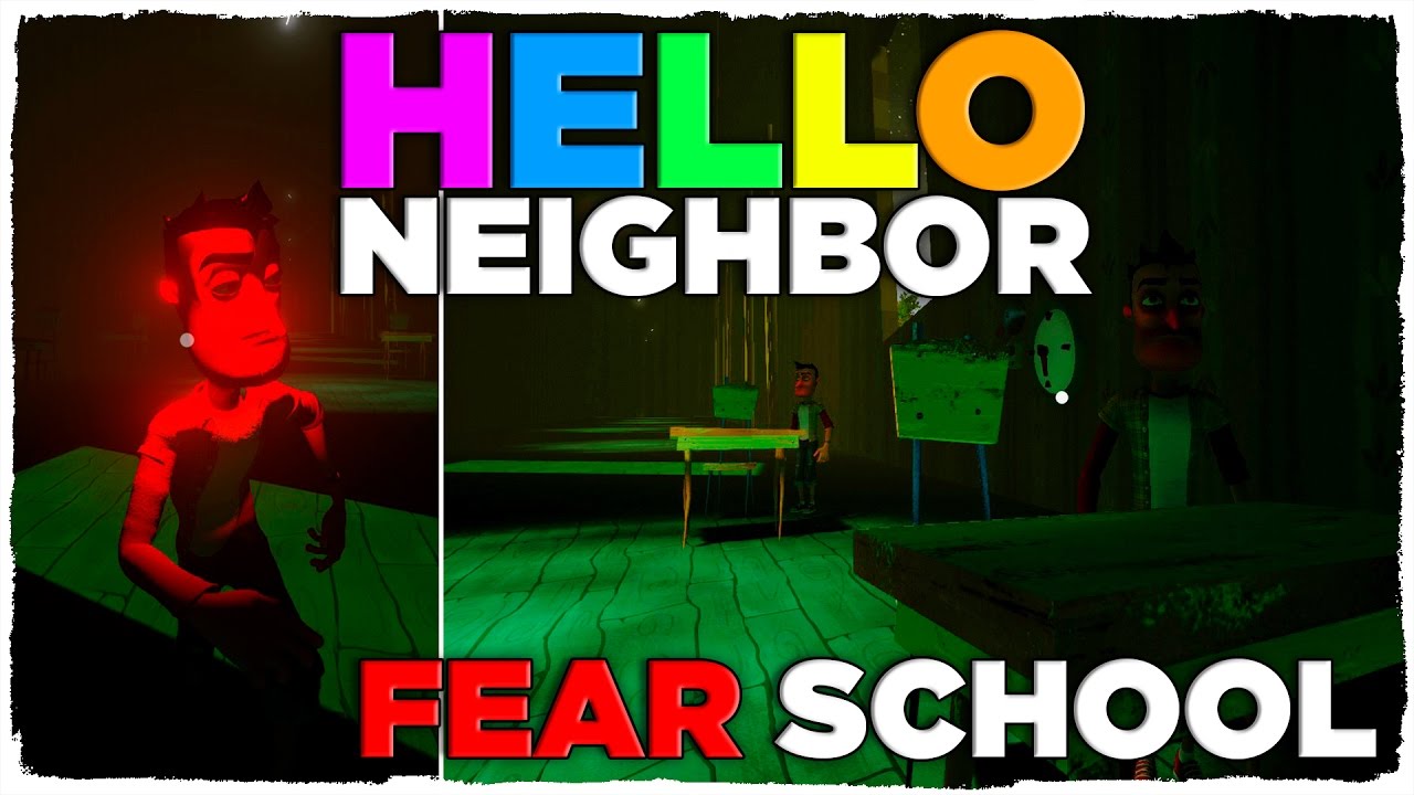 👉 ¡TERROR EN LA ESCUELA! | HELLO NEIGHBOR ALPHA 3 FEAR SCHOOL | MAPA ...