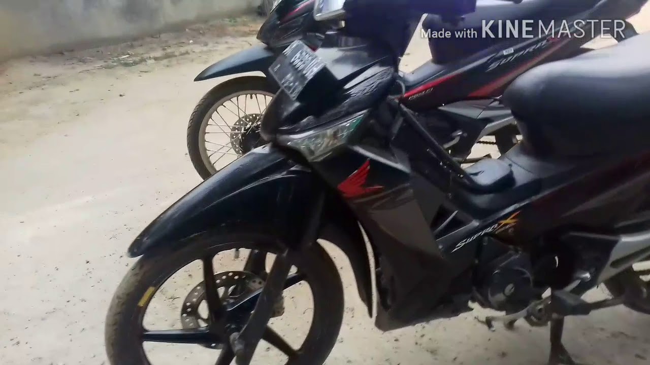 Supra X 125 R 2008 dan new supra x 125 pgm-fi pekanbaru. Riau - YouTube