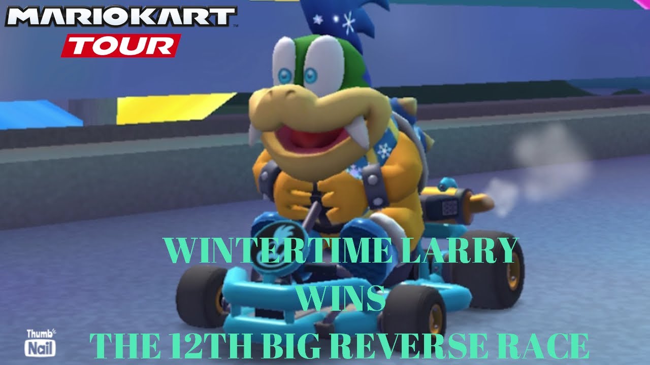 Wintertime Larry Wins The 12th Big Reverse Race - YouTube