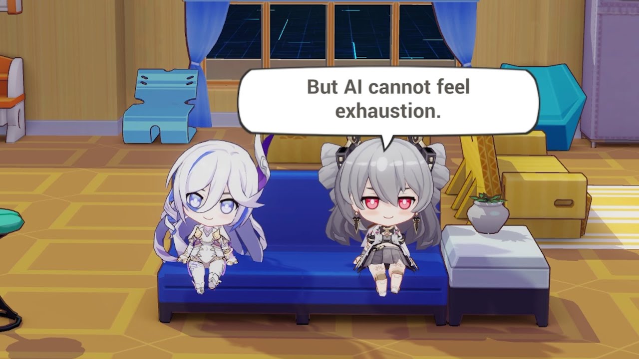 Prometheus and Hare (Misteln Schariac) Dorm Interaction | Honkai Impact ...