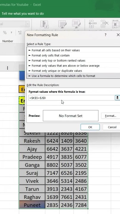 Conditional Formatting Search & Highlight #shorts #shortsfeed #excel - YouTube