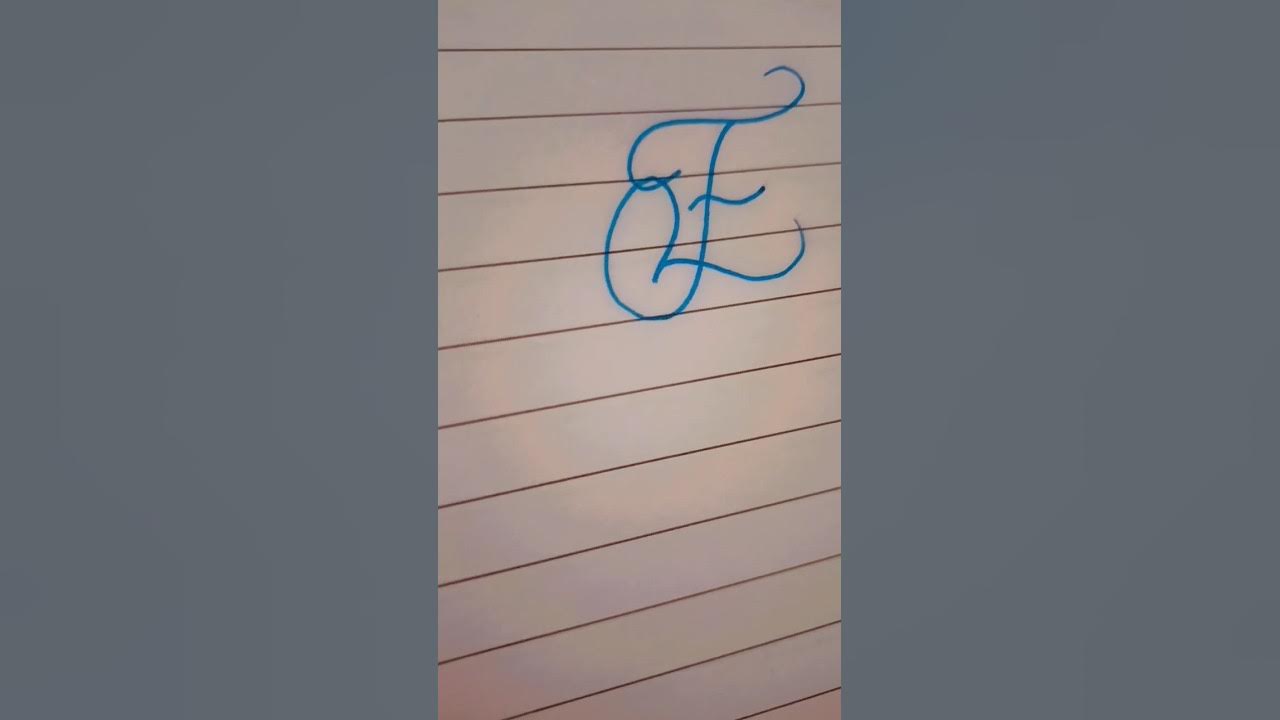 Learn Writing E In Calligraphy In Just 10 Sec YouTube learn-writing-e-in-calligraphy-in-just-10-sec-youtube