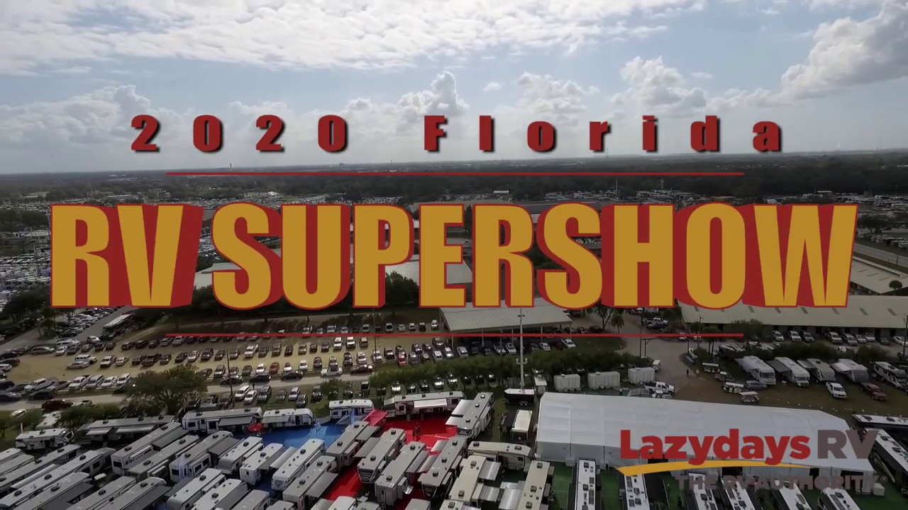 Lazydays RV Aerial Tour of the 2020 Florida RV SuperShow - YouTube
