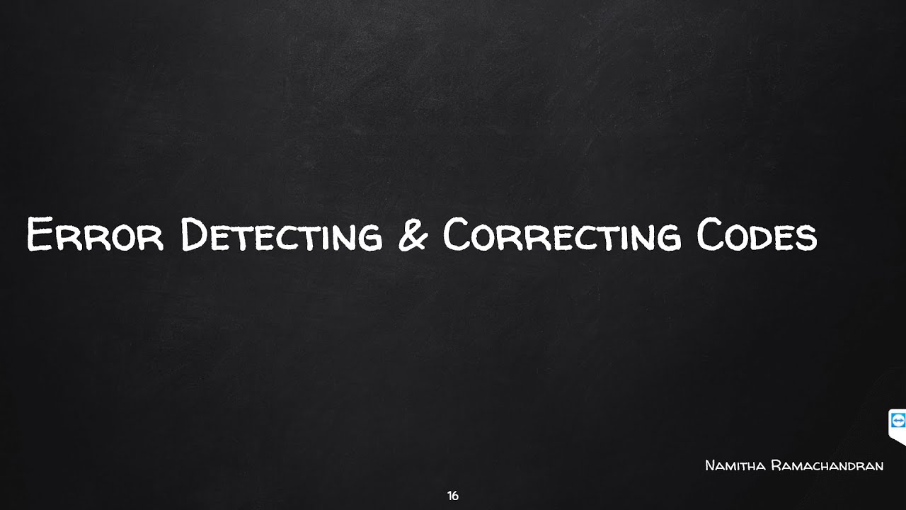 ERROR DETECTION CORRECTION TECHNIQUES Part 1 YouTube error-detection-correction-techniques-part-1-youtube