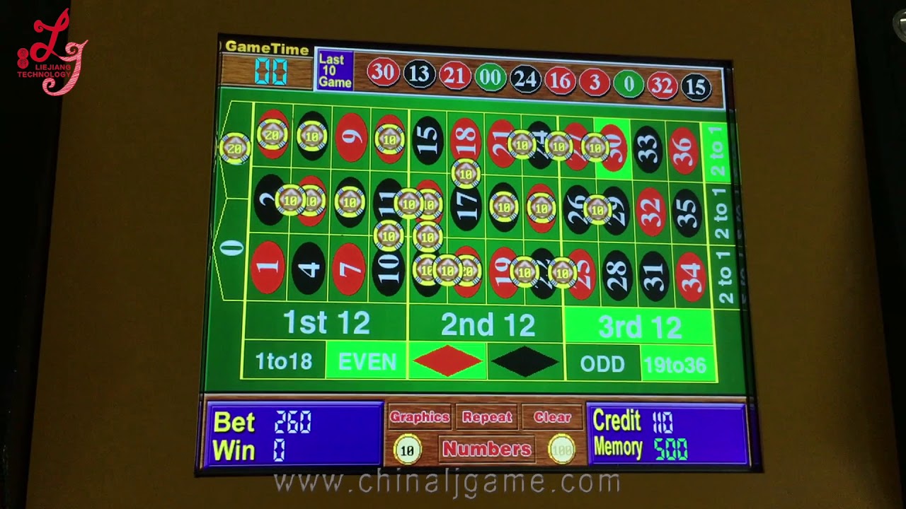 12 Players Lucky Wheel Coin Operated Lottery Roulette board game ...