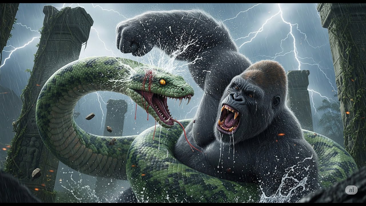 King Kong vs. Titan Python: Epic Monster Battle for Dominance! Ultimate Showdown! - YouTube