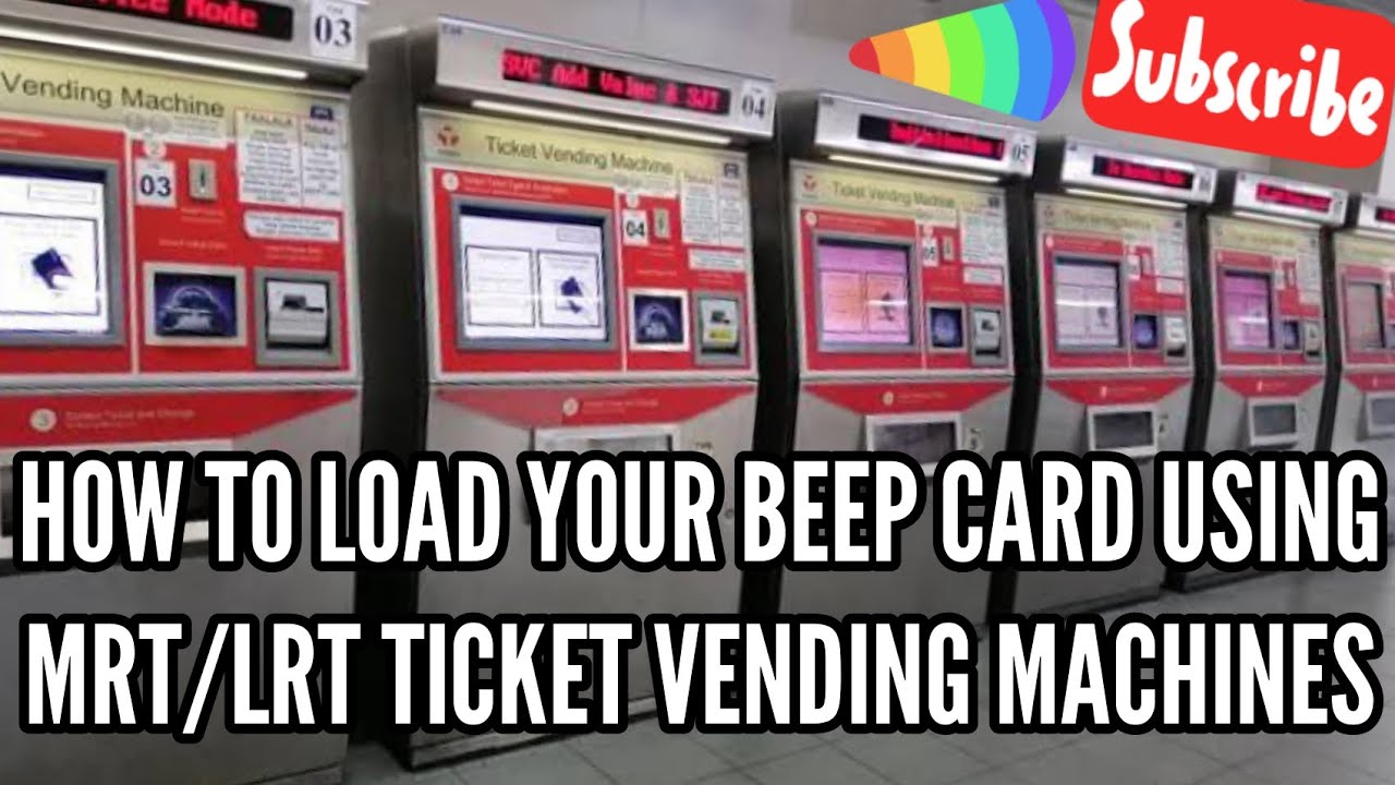 #ThuhCherryShow : How To Load Your Beep Card Using MRT or LRT Ticket ...