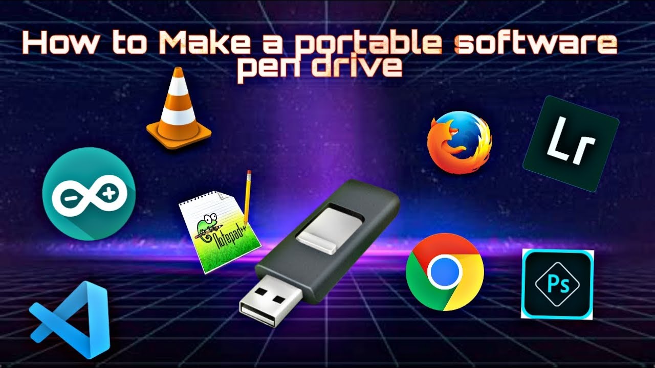How to install software in USB pendrive/drive | make a portable ...