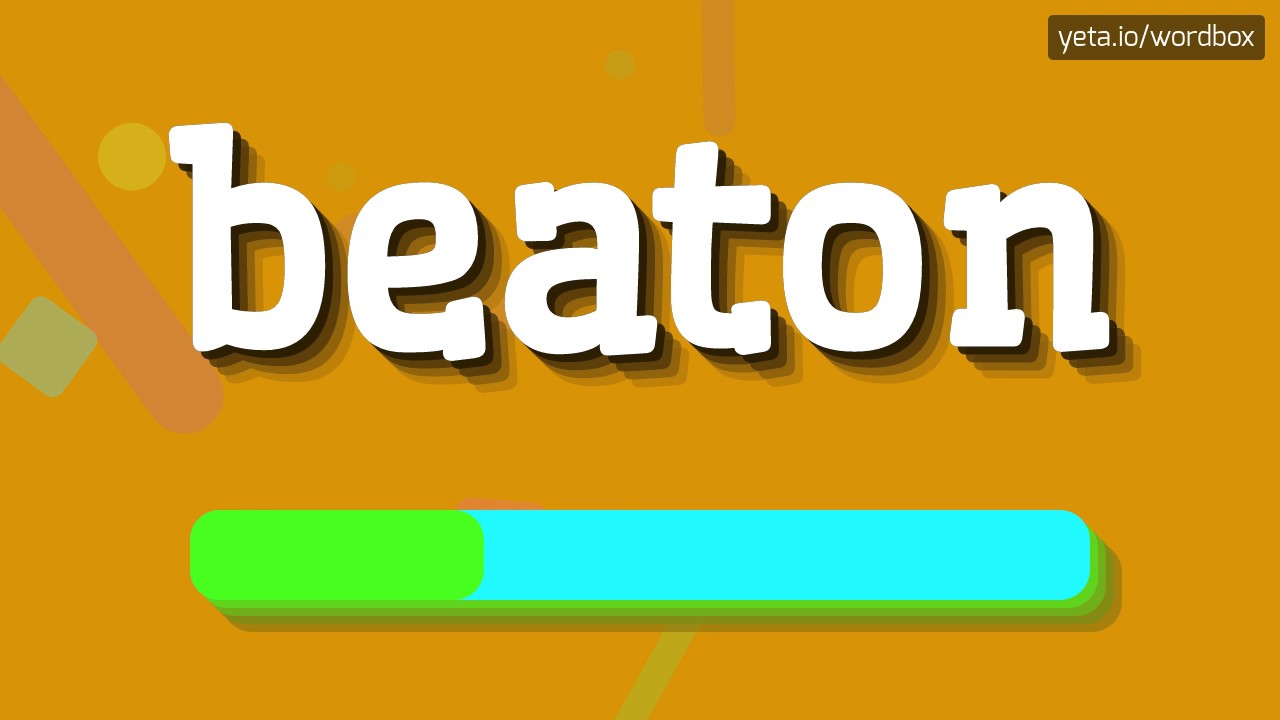BEATON - HOW TO SAY BEATON? #beaton - YouTube