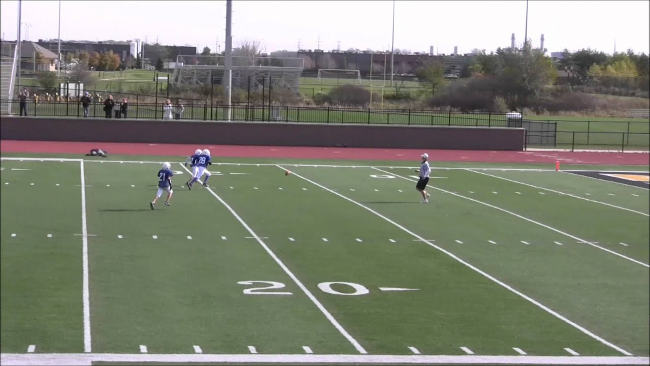 Andrew Haan - 40 yard kick-off (age 12) - YouTube