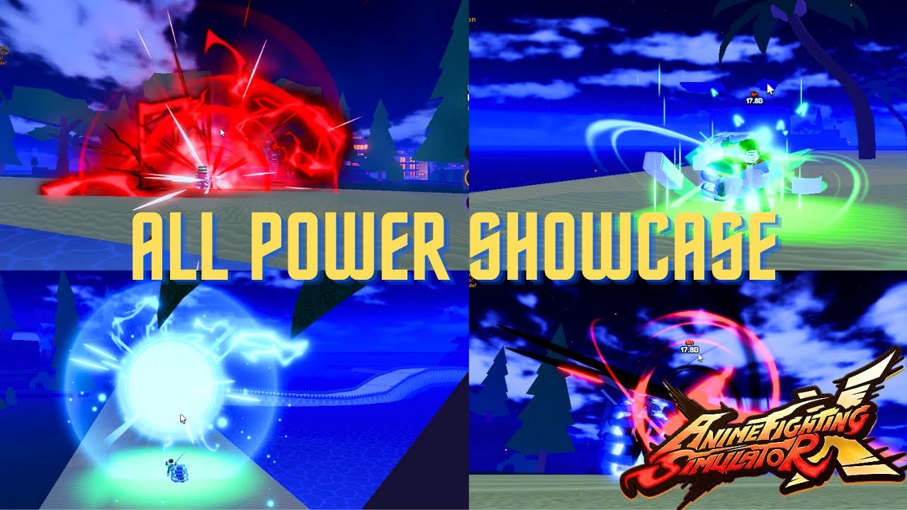 Anime Fighting Simulator X : All Powers Showcase | Roblox - YouTube