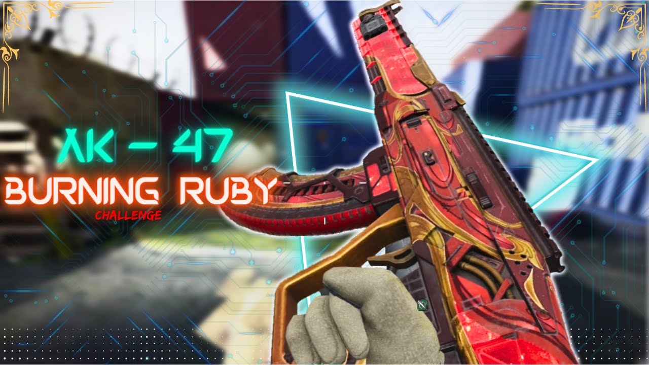 AK - 47 BURNING RUBY Base Loadout Challenge Call of Duty Mobile # ...