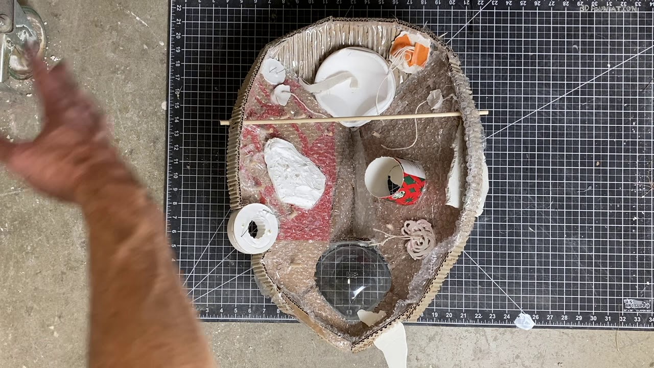 Video 7 Preparing CArdboard Form for Plaster - YouTube