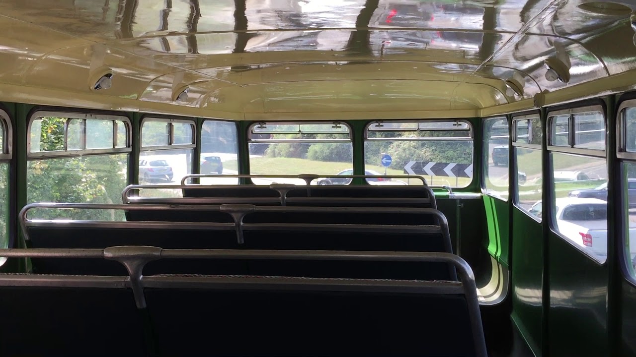 Upper saloon lowbridge upper saloon bus ride experience - YouTube