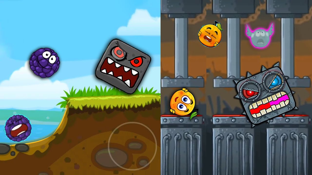 RED BALL 4 - EPIC BOSS BATTLE IN VERSUS MODE WITH ORANGE BALL AND ...