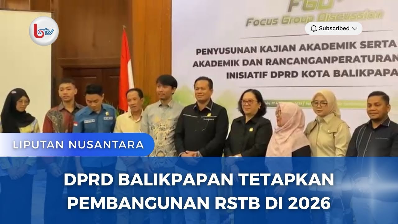 DPRD BALIKPAPAN TETAPKAN PEMBANGUNAN RSTB DI 2026 - YouTube