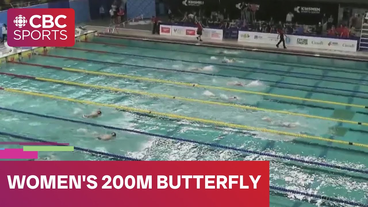MEET RECORD in women's 200m butterfly final | Speedo Canadian Open | # ...