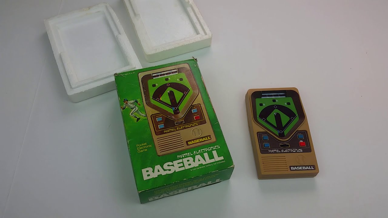 Mattel Electronics Baseball Vintage 1978 Handheld LED Game Tested w/Box ...