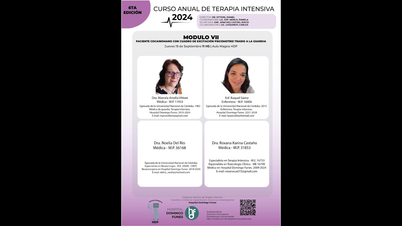 MODULO 7- 19/09/2024 - PACIENTE COCAINOMANO CON CUADRO DE EXITACION ...