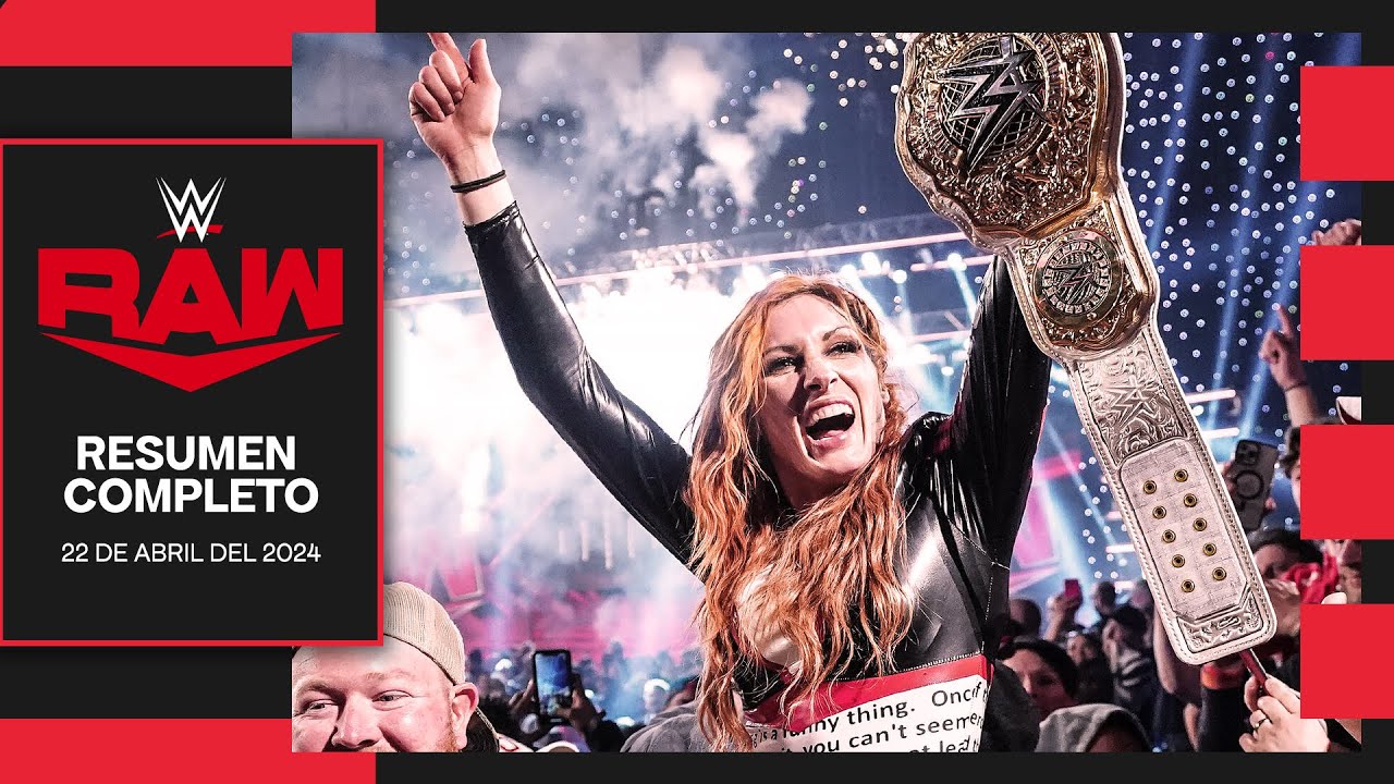 Becky Lynch CAMPEONA | WWE RAW 22 Abril 2024 - Resumen Completo en Español - YouTube