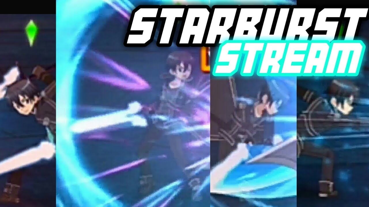 Kirito skill Starburst Stream SAO MD - YouTube