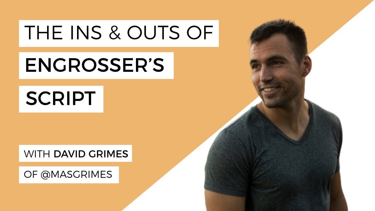 How To Get Started With Engrosser's Script: A Beginner Lesson– with ...