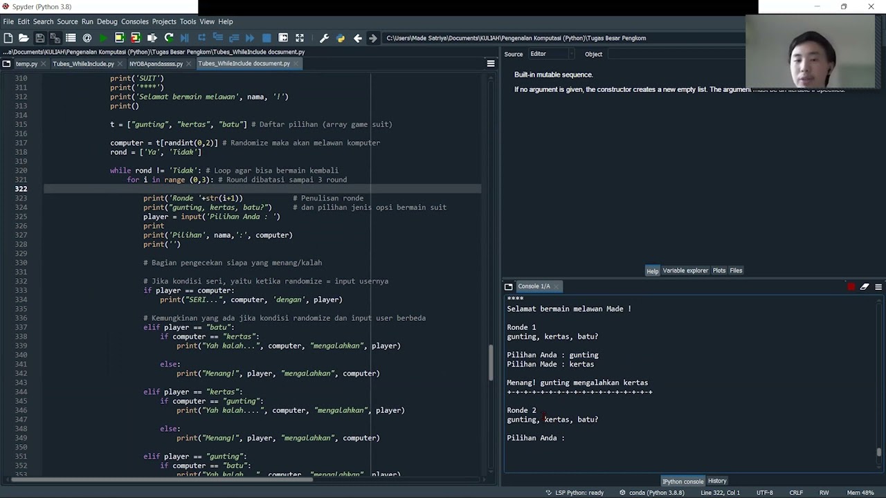 Tugas Besar MK Pengenalan Komputasi || FMIPA - ITB || MKU04 || Kelompok 3 || Game Peliharaan ...