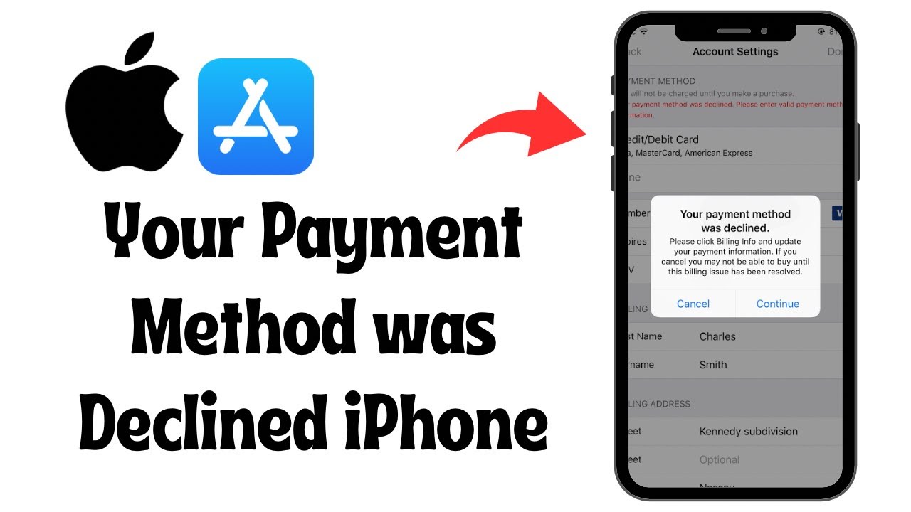 How to Fix Your Payment Method was Declined iPhone | How To Verify ...