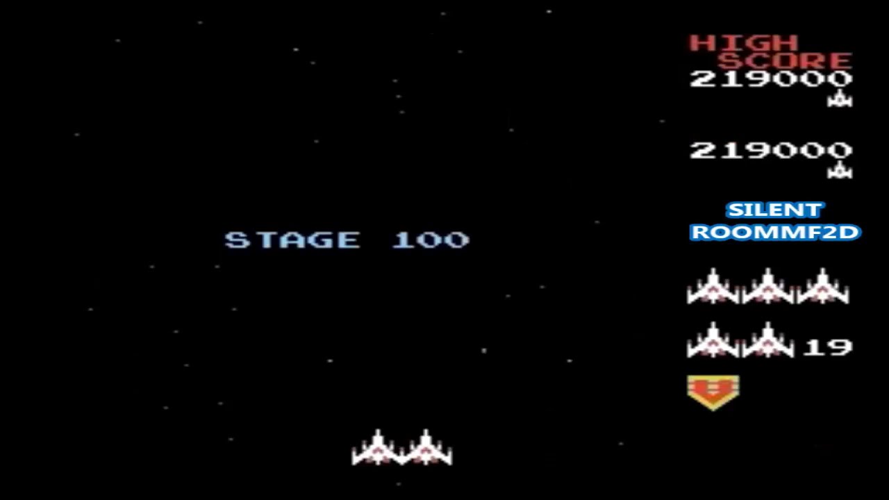 Galaga (Stage 100) NES - YouTube